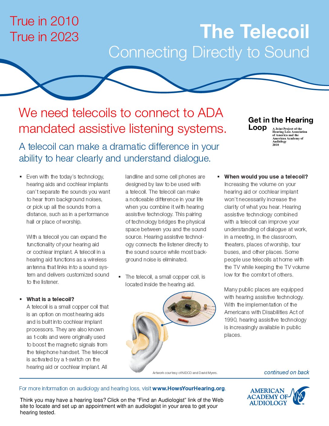 Telecoils in Hearing Aids and Cochlear Implants - Center for Hearing Access