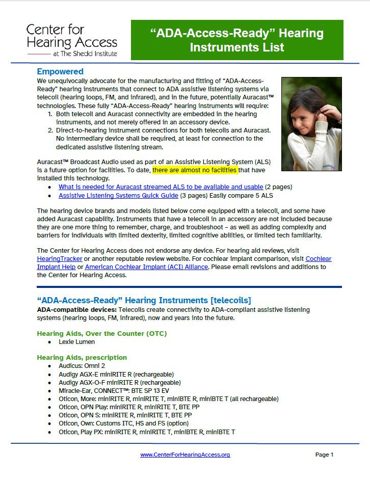 Vignettes-Loop Your Life (Hearing Loops) - Center for Hearing Access